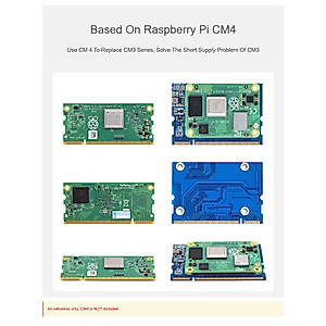 Coolwell Raspberry Pi CM4 to CM3 Adapter, Use CM 4 to Replace CM3 Series, Solve The Short Supply Problem of CM3 / CM3+
