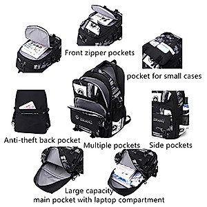 Mfikaryi Large Capacity Kids Rolling Backpack Wheeled Elementary School Bag Primary Students Trolley Bookbag for Boys