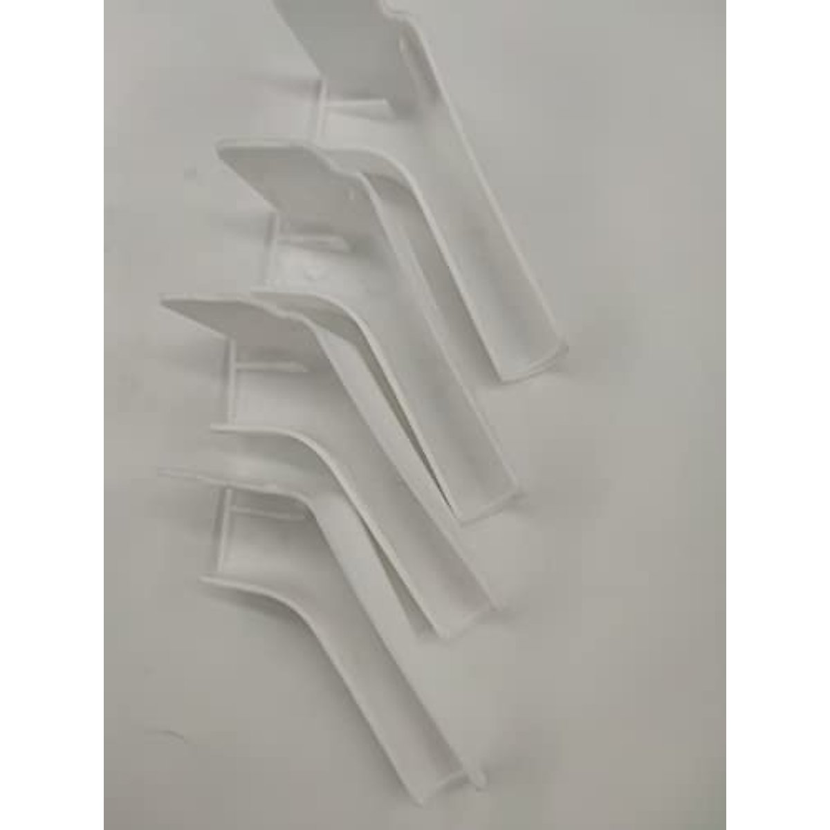BBMTA Replacement RV Trailer Camper Hardware Extended Rain Gutter 655-FLEX-PW-A RV Trailer Camper Hardware Extended Rain Gutter Spout Spout 4 Left and 4 Right Side