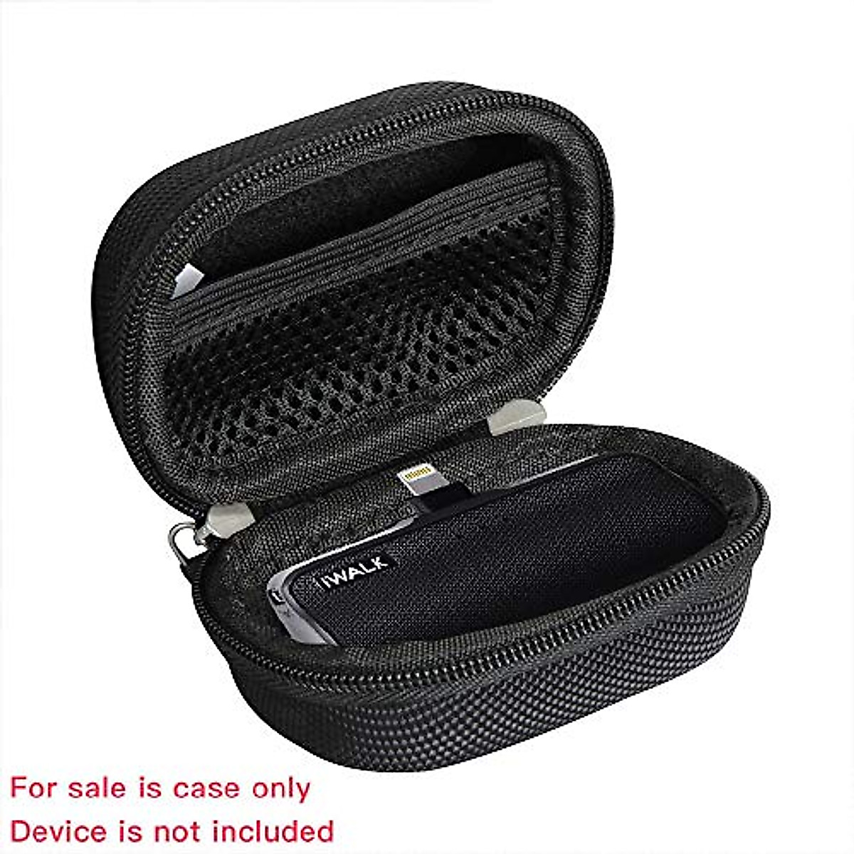 Hermitshell Hard Travel Case for iWALK 3350mAh / iWALK 4500mAh Ultra-Compact Power Bank (Only Case) (Black)