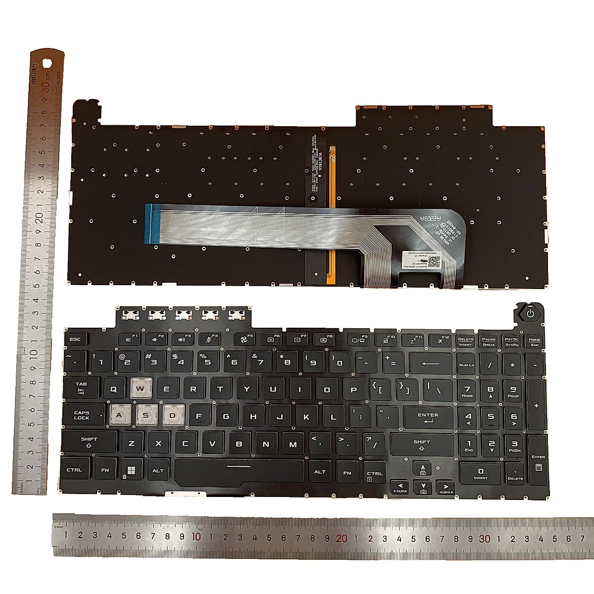 Laptop Replacement US Layout RGB Colorful Backlight Keyboard for ASUS TUF Gaming 8 F15 FX506 FA506 FA506II FX506H FA506Q FX506L FA506H F17 FX706 FX706L FA706U FX706U FA706 661VUS00