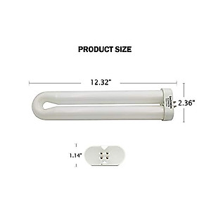 DAJOORON 40W (BF-150) Bug Zapper Replacement Bulb for Flowtron BK-80D, FC7600 and Wall Sconce Models, Size:1.14" L x 2.36" W x 12.32" H