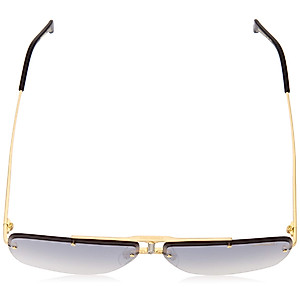 Carrera 1016/S Rectangular Sunglasses, Gold/Grey Shaded, 64