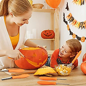 Kalafun Pumpkin Carving Kit, Pumpkin Carving Tools Halloween Heavy Duty Stainless Steel Pumpkin Carving Set 6 pcs