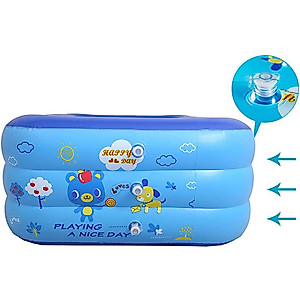 1.2/1.3/1.5/1.8M Kids Inflatable Swimming Pool Childs Toddlers Family Backyard Garden Pool 1.2M/2