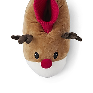 Gymboree,and Toddler Slip Resistant Home Slipper,Christmas Reindeer,2-3 Youth