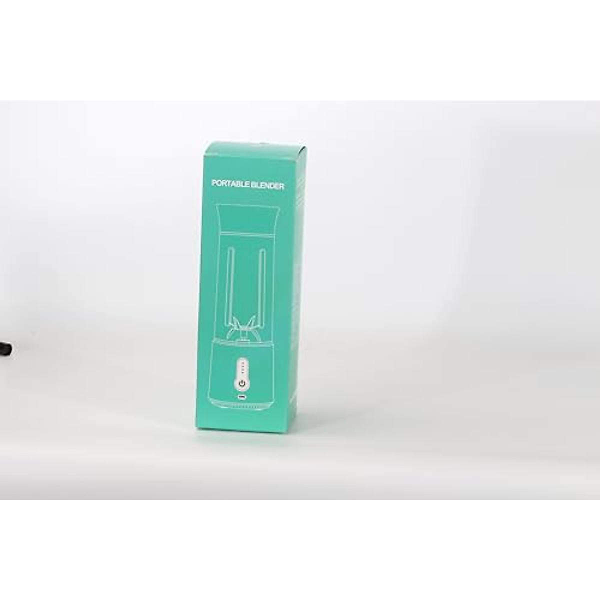 Portable Blender for Shakes and smoothies with Scale, 4000mAh Personal Electric Blender 15.2 oz,150w 6-Blades Blender Bottles, USB Rechargeable Mini Fruit Juicer for Travel, Office, Outdoors