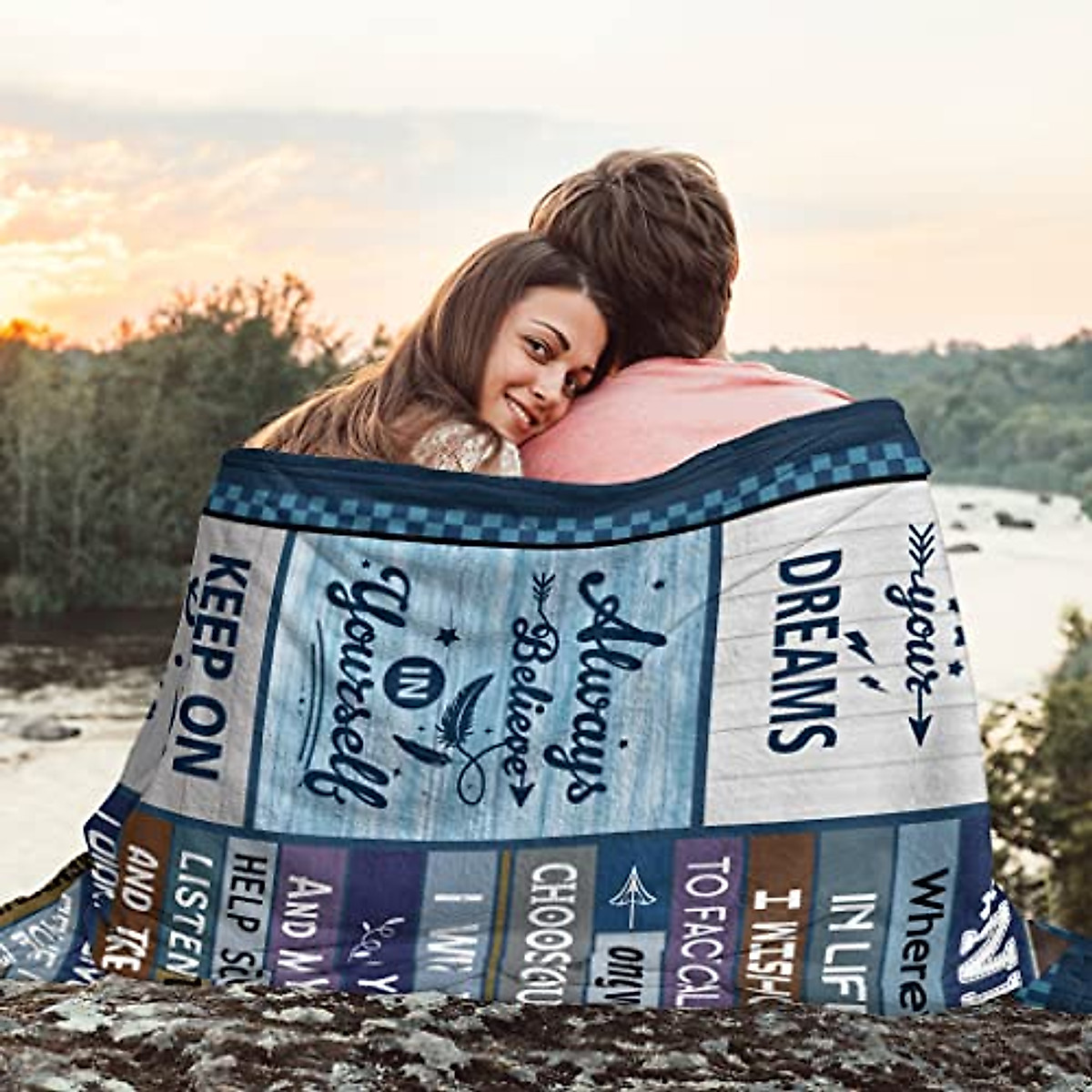 Nephew Gifts from Auntie, Nephew Gifts Blanket 60"x50", Nephew Gifts from Aunt, Nephew Birthday Gifts, Nephew Gift from Uncle, Nephew Gift Ideas for Christmas Graduation, Gift for Nephew Throw Blanket