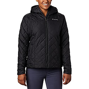 Columbia Women's Copper Crest Hooded Jacket, Black, 2X Plus
