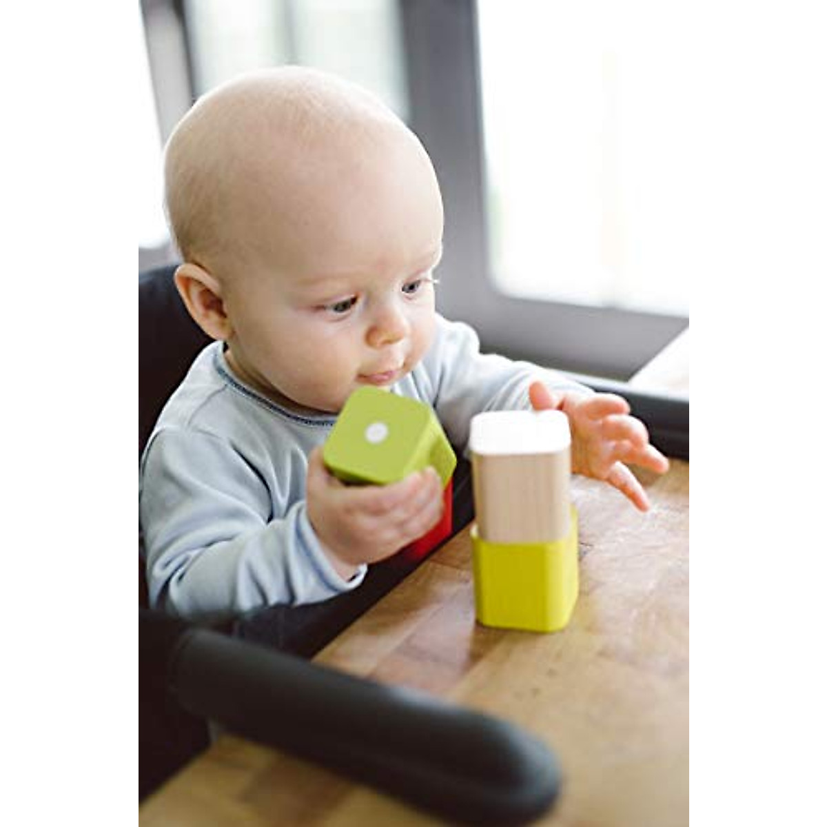 Tegu 6 Piece Magnetic Baby’s First Building Blocks, Tints