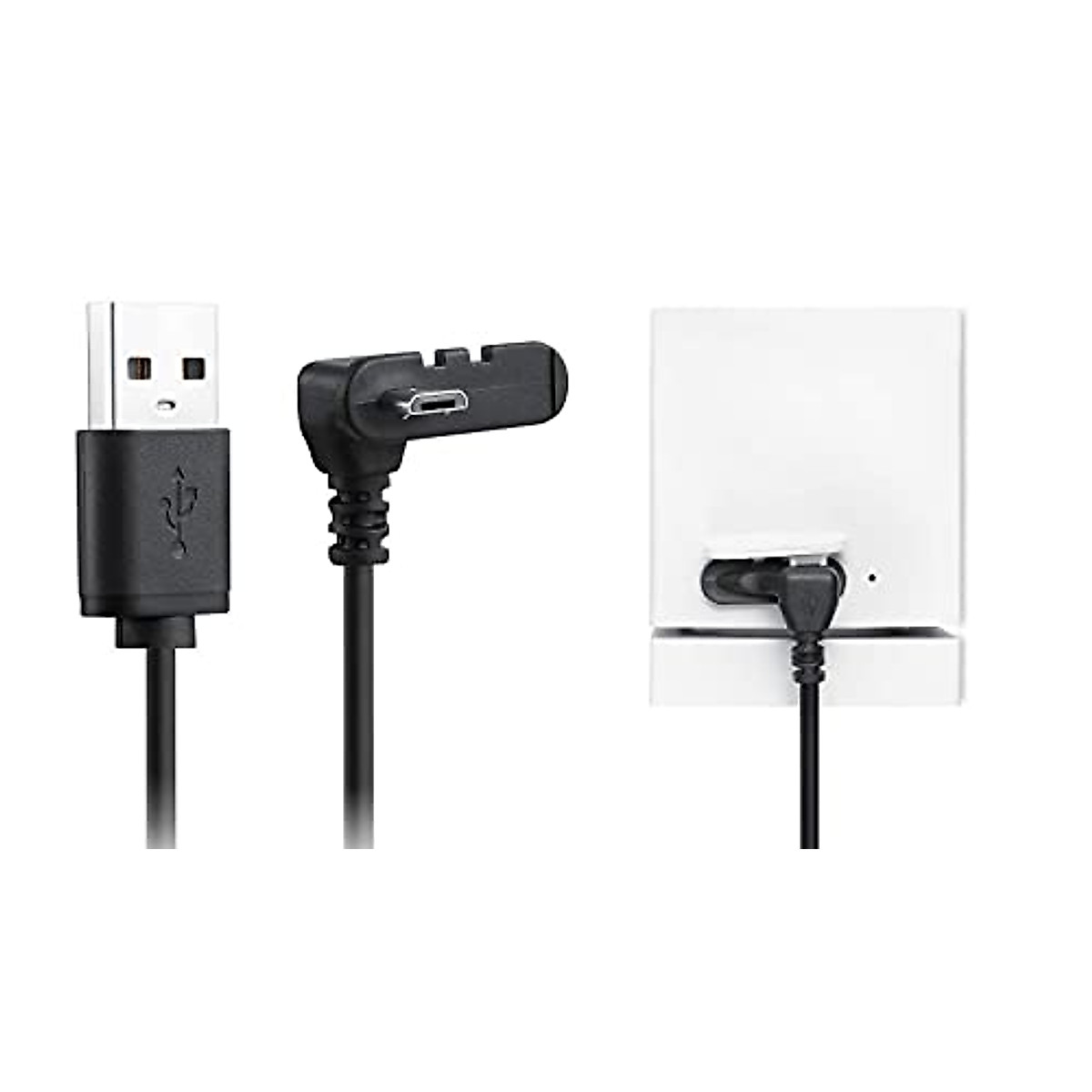 Wasserstein Solar Panel Compatible with Wyze Cam Outdoor - Power Your Surveillance Camera continuously with 2W 5V Charging (2-Pack, Black) (Wyze Cam Outdoor NOT Included) (Renewed)