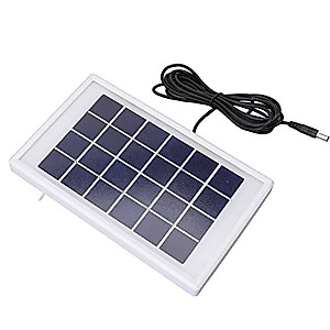Solar Panel Charger, Lightweight Portable 3W 6V Solar Panel Low Light Efficiency for SolarStreetLights
