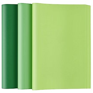Bouiexye 60 Sheets Green Tissue Paper Multicolor Tissue Paper Bulk Gift Wrapping for DIY Art Craft Floral Birthday Baby Shower Party Festival