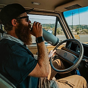 Epic Vostok | Vacuum Insulated Water Bottle with Filter | USA Made Filter | Dishwasher Safe | Stainless Steel | BPA Free Water Bottle | Removes 99.9% Tap Water Contaminants | Coldest | Simple | Modern