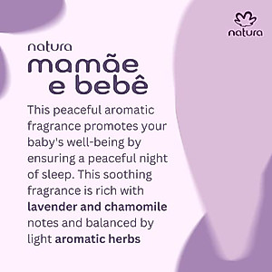 natura Baby Cologne Relaxing Fragrance Mamãe e Bebê