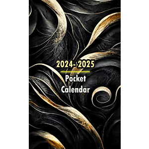 2024-2025 Pocket Calendar: Purse Size 4 x 6.5 - 2 Years Monthly Planner for Purse / from January 2024 to December 2025: each month/ 2 pages – ... Contacts, Pasword Log, Holiday ... and more