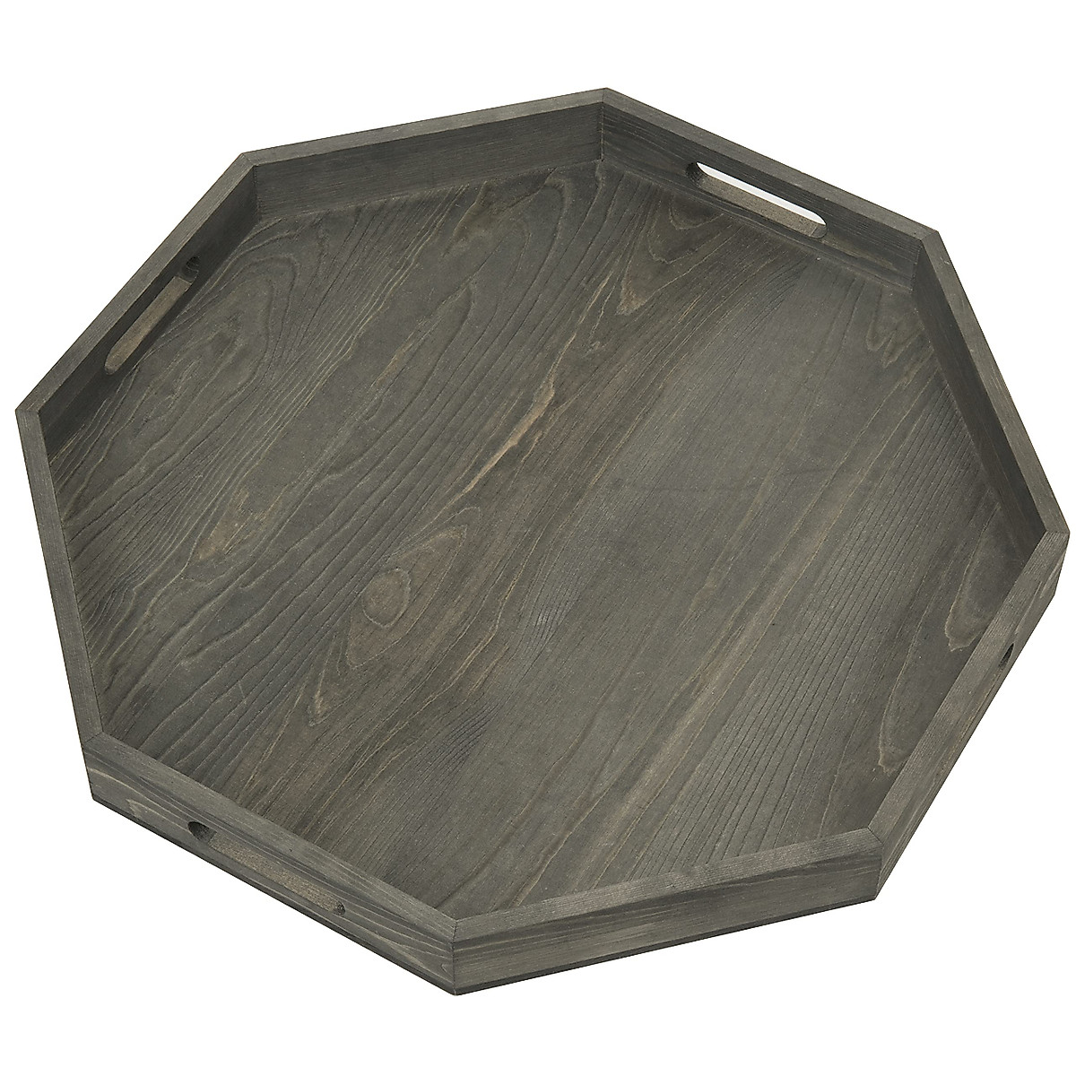Vintage Gray Wood Serving Tray - MyGift