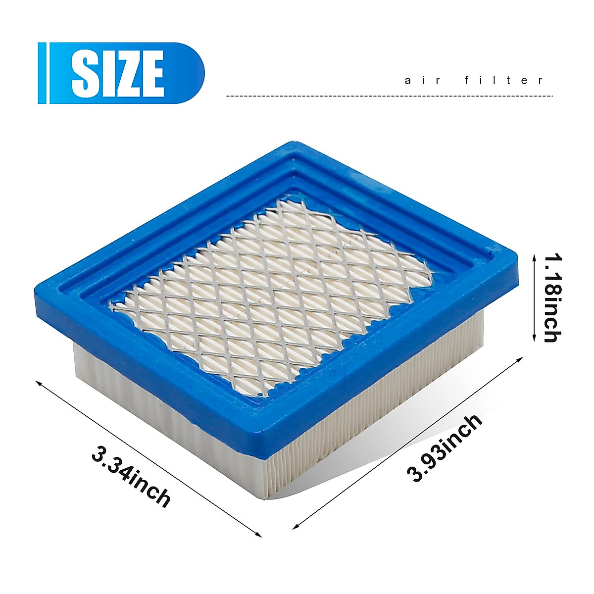 laffoonparts 36046 Air Filter 36634 Pre-Filter Replacement for Tecumseh OH95 OH195 OHH50 OHH55 OHH60 VLV50 VLV55 VLV60 VLV66 VLV126 4-5.5hp Engine with Fuel Filter Replacement for Stens 100-450