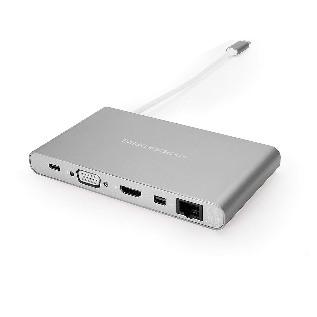 HyperDrive Ultimate 11-in-1 USB C Hub - Type-C Adapter for MacBook Pro/PC, USB-C Devices, HyperDrive USB C Hub w/PD Charging, 5Gbps Data, 4K HDMI, 3xUSB 3.1, VGA, Ethernet Docking Station