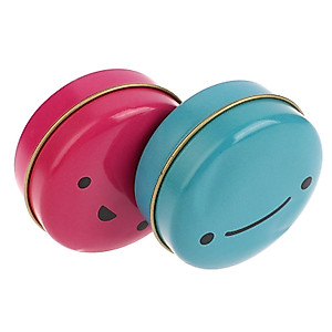 miihello 45g Metal Round Tins Aluminum Tin Cans Containers with Screw Lid for Lotion Bars, Balms, Salve, Spices Or Beard Balm