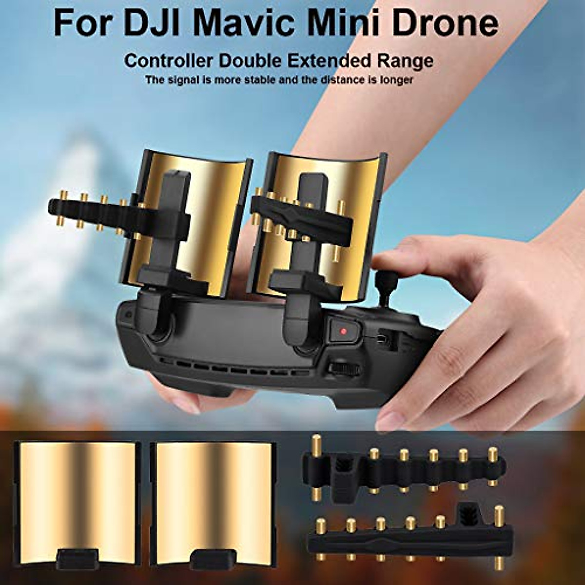 Talkyo Controller Signal Booster Mavic Antenna Drone for Mini Extender Range 4pcs Camera Drone Accessories Small Drones for Adults with Camera