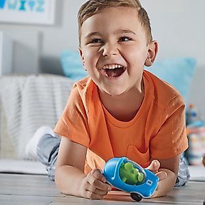 Hand2Mind Popping Fidget Cars - Suction Cup Toys for Fine Motor Skills, Toddler & Preschool Sensory Play, Anxiety Relief (Set of 3)