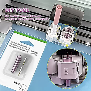 Explore Bonded-Fabric Cut Housing + Replacement Cutting Blade Compatible with Explore Air2/ Air3/ Maker/Maker 3 Cutting Machines, Original Version(2 Blades Included)