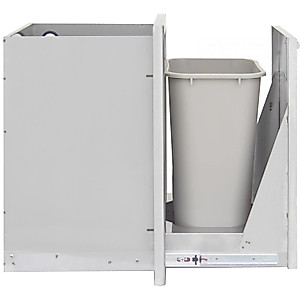 Blaze 20-Inch Stainless Steel Roll-Out Trash/Propane Tank Drawer - BLZ-TRLP-DRW-H