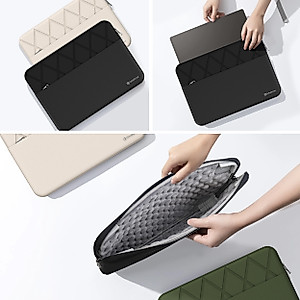 Smatree 14 inch Laptop Sleeve for HP Spectre x360 2-in-1 Laptop 14/14t, HP EliteBook 1040 G11, HP Chromebook x360 14c/14ct, for HP Pro x360 435 G10, 14 inch HP Laptop Bag with Accessory Pocket (E413)