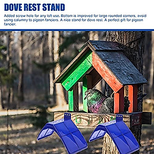 TEHAUX 10 PCS Pigeon Rest Rack Bird Perch Pack Bird Perch Support Cage Accessories Dove Supplies Bird Supplies