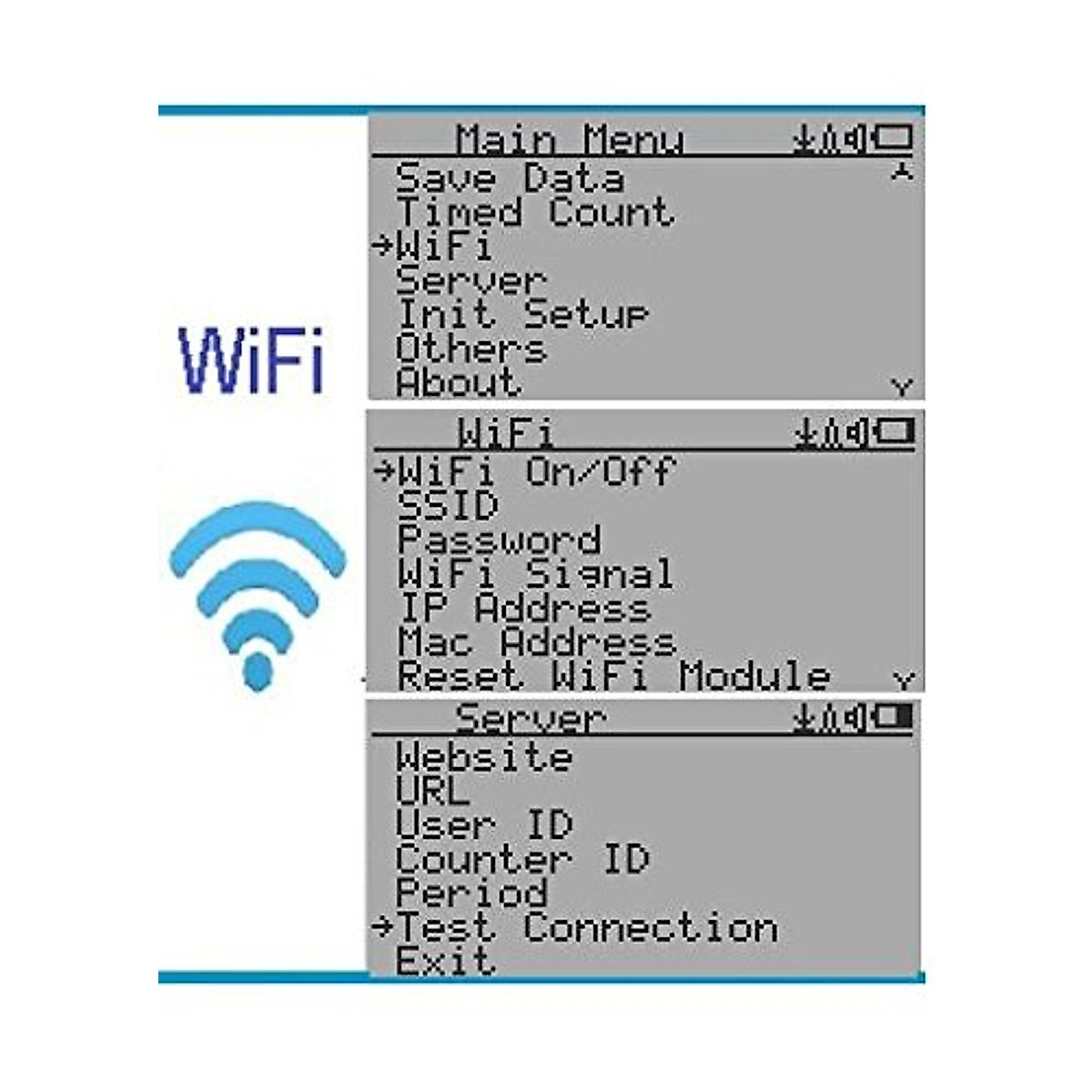 GQ GMC-500Plus Geiger Counter Nuclear Radiation Detector Monitor Dosimeter, White