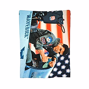 Comfortable Ultra-Soft Micro Fleece Blanket,Tom Cruise Fleece Blankets for Sofa Bed Travel 80"X60"