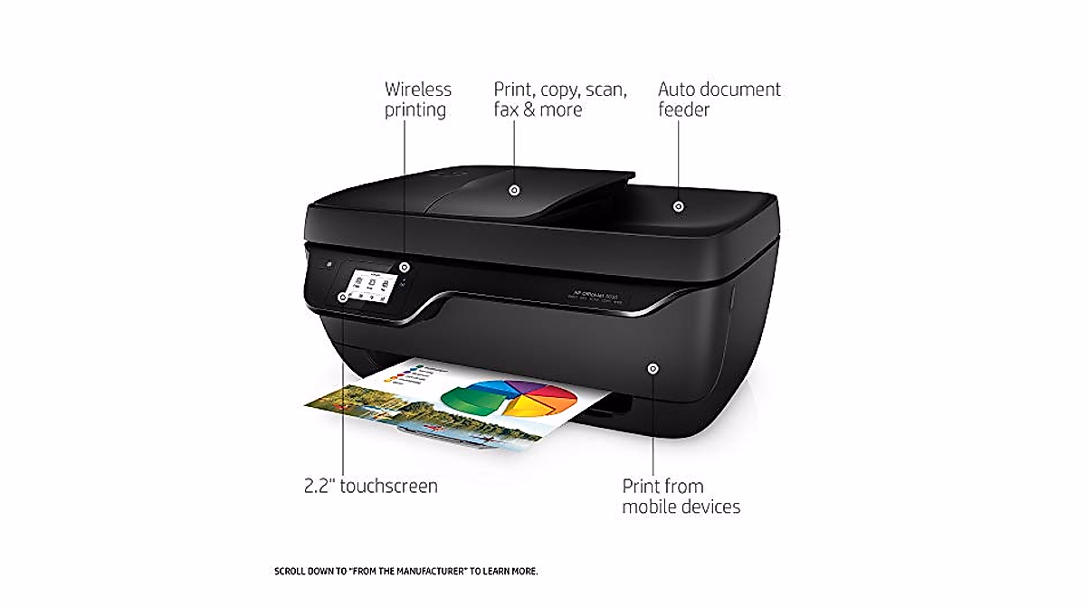 HP OfficeJet 3830 Wireless All-in-One Printer
