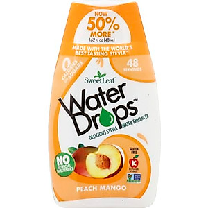 SweetLeaf WaterDrops, Peach Mango, 1.62 Fl Oz (Pack of 1)