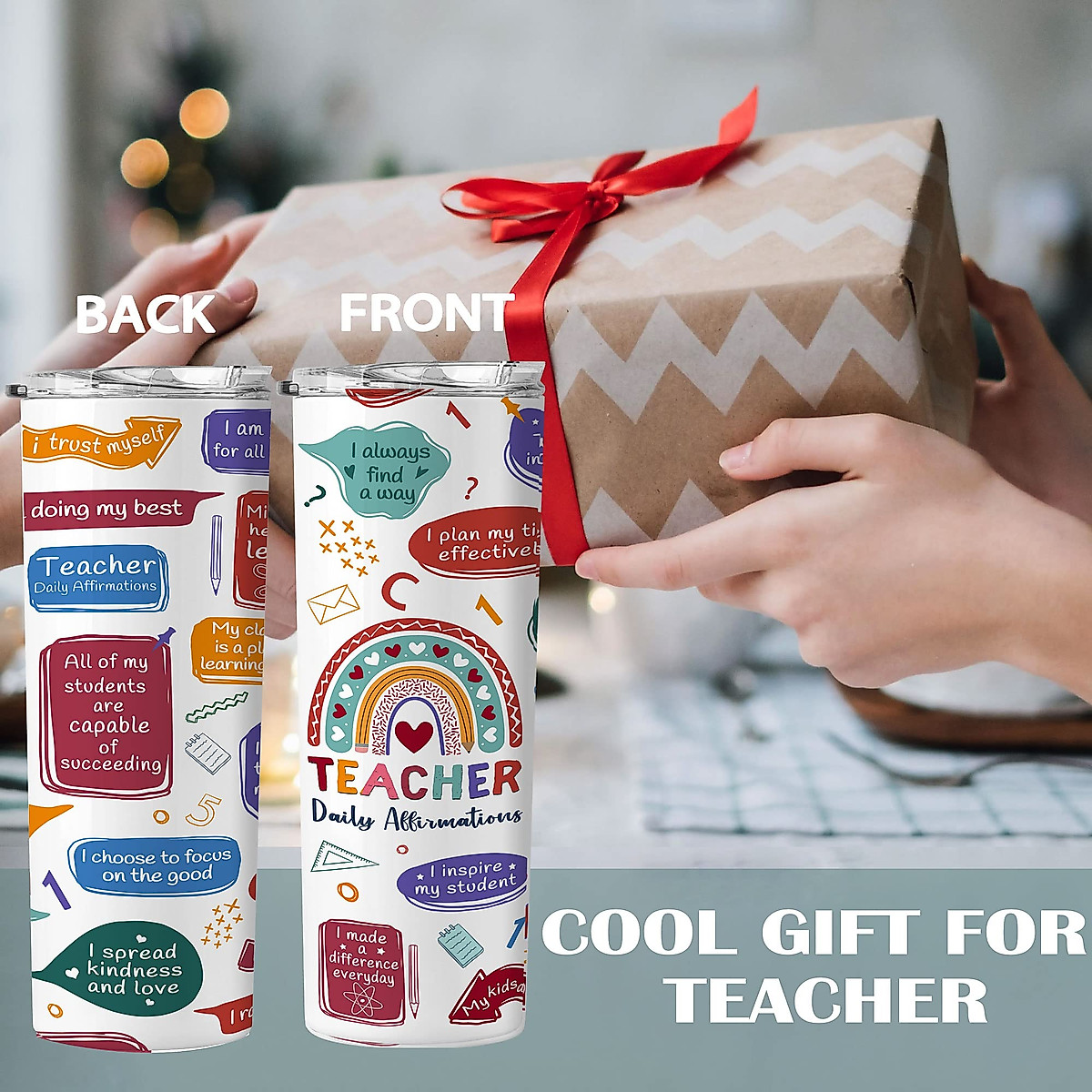 pinata Teacher Appreciation Gifts | Teacher Gifts | Teacher Appreciation 20oz Tumbler | Teacher Gift | Teacher Gifts for Women | Gifts for Teachers | 18/8 Stainless Steel Teacher Tumbler | Coffee Mug