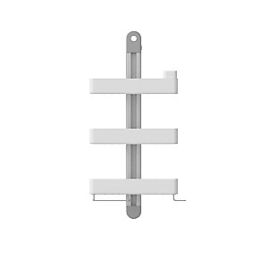 Sharper Image The SpaStudio Hook, Modular Hanging Shower Caddy, Adjustable 3 Tier Design with Customizable Fit and Storage