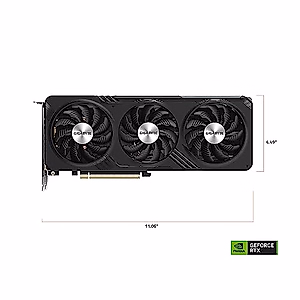Gigabyte GeForce RTX 4060 Gaming OC 8G Graphics Card, 3X WINDFORCE Fans, 8GB 128-bit GDDR6, GV-N4060GAMING OC-8GD Video Card