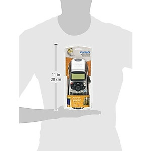 DYMO Label Maker, LetraTag 100H Silver Handheld Label Maker & LT Label Tapes, Easy-to-Use, Great for Home & Office Organization