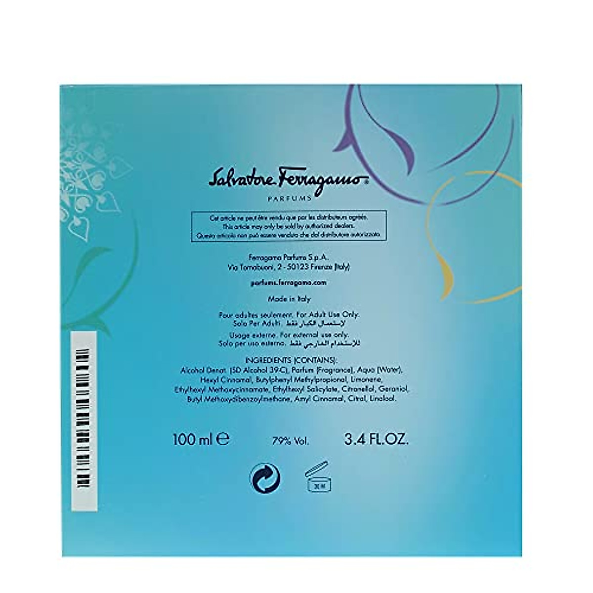 Salvatore Ferragamo Incanto Charms For Women eau-de-toilette Spray, 3.40 Ounce