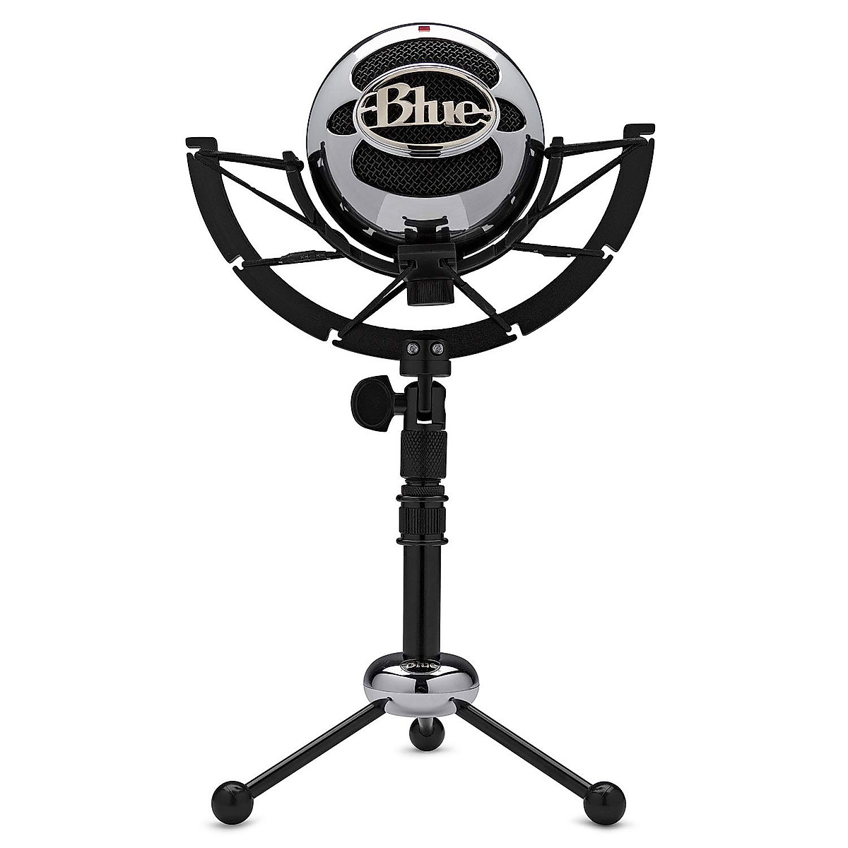 Blue Microphones Snowball USB Microphone (Brushed Aluminum) Bundle with Shock Mount (2 Items)