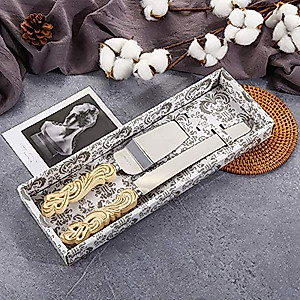 TRUE LOVE GIFT Wedding Cake Knife and Server Set Bride and Groom 2-Piece Dessert Set Party Wedding Anniversary Celebration