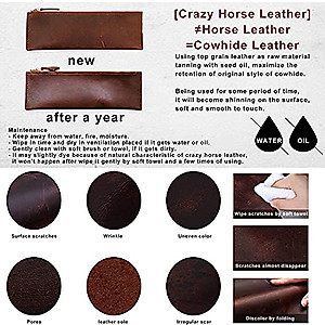 S-ZONE Women Genuine Leather Bucket Bag Hobo Shoulder Handbag Crossbody Purses Vintage Tote Pocketbooks