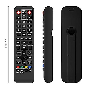 Gvirtue AK59-00149A Remote Replacement for Samsung DVD BD Blu-Ray Disc Player Remote, Applicable BDF5100/ZA BD-ES5300 BD-FM51 BD-FM57C BD-H5100 BD-H5900 BD-HM51 BD-HM59 BD-J5100 BD-J5700 BD-J5900
