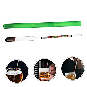 KICHOUSE 3 Pcs Sugar Meter Maple Syrup Hydrometer for Beer Hydrometer for Moisture Content Scale Hydrometer Mead Hydrometer Beer Hydrometer Maple Sap Hydrometer Borosilicate Glass