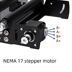 FoxAlien R42 Y-axis Rotary Roller Engraving Module for Cylindrical Objects Curved Surface Compatible with FoxAlien Masuter Pro, Masuter 4040 CNC Engraver Machines