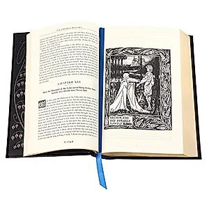 Le Morte d'Arthur: King Arthur and the Knights of the Round Table (Leather-bound Classics)