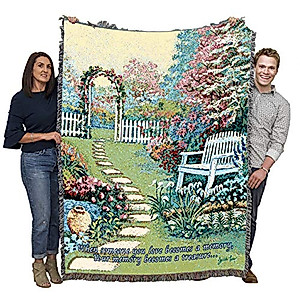 Pure Country Weavers When Someone You Love Becomes A Memory 2 Blanket by Joseph Lee - Sympathy Bereavement Gift Tapestry Throw Woven from Cotton - Made in The USA (72x54)