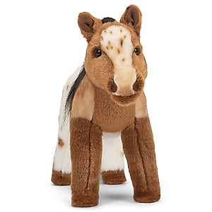 DEMDACO Quarter Horse Soft Blonde Palomino 10 inch Children's Soft Plush Stuffed Animal Toy