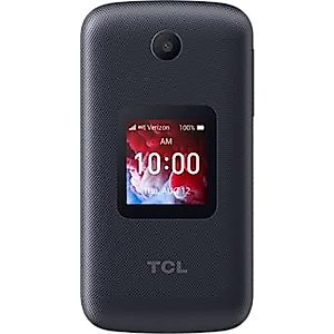 SIMBROS Unlocked ALCATEL TCL FLIP PRO 4056S Unlocked for All Carriers in The Americas Including VERIZON AT&T TMOBILE & Cricket - Comes with Verizon Sim Card sim Key Complete New Package