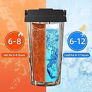 WANGXUEE Stall Barn Door Print 500ml Stainless Steel Travel Tumbler Double Wall Vacuum Insulated Coffee Mug